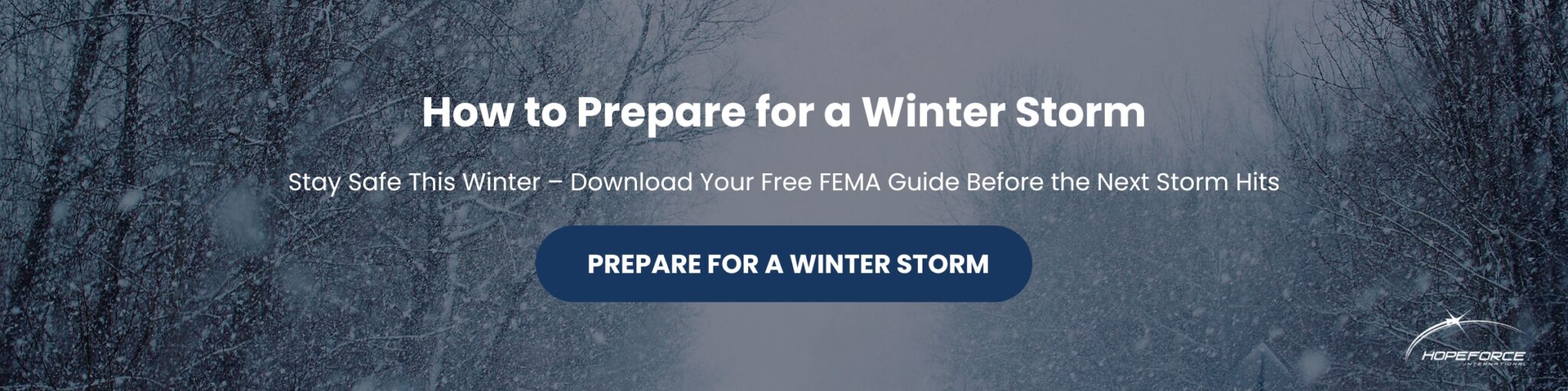 Winter Storm Safety & Preparedness Guide | Hopeforce